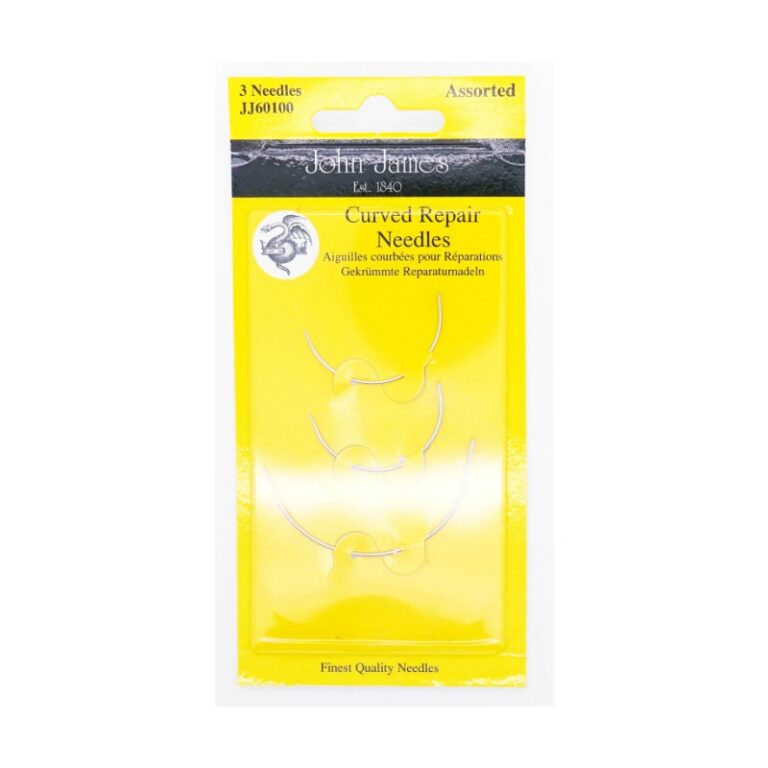 John James Curved Repair Sewing Needles - The Cheap Shop Tiptree