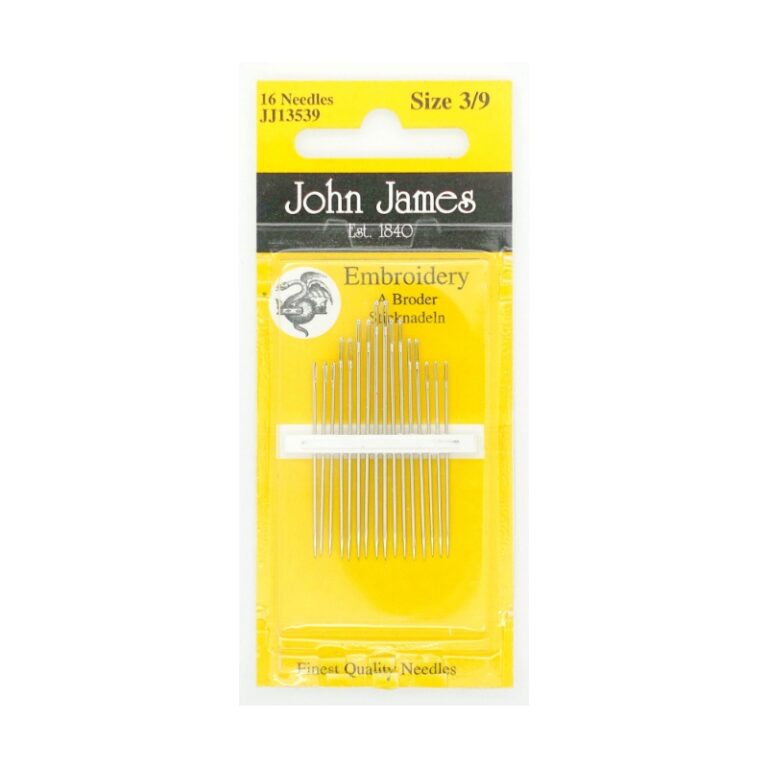 John James Embroidery Size 3/9 Sewing Needles - The Cheap Shop Tiptree