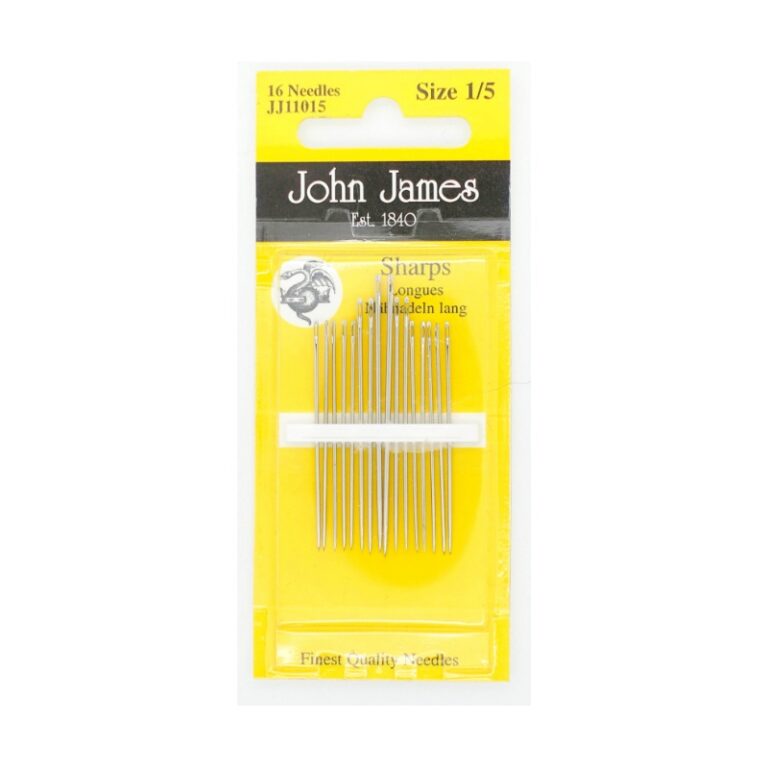 John James Sharps Size 1/5 Sewing Needles - The Cheap Shop Tiptree