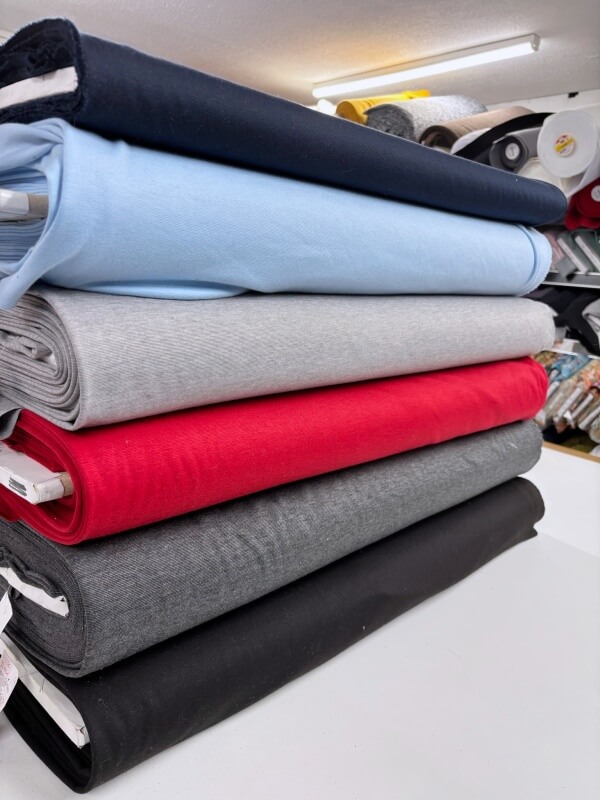 Navy Blue Ponte Di Roma Double Knit Dressmaking Fabric - The Cheap Shop ...