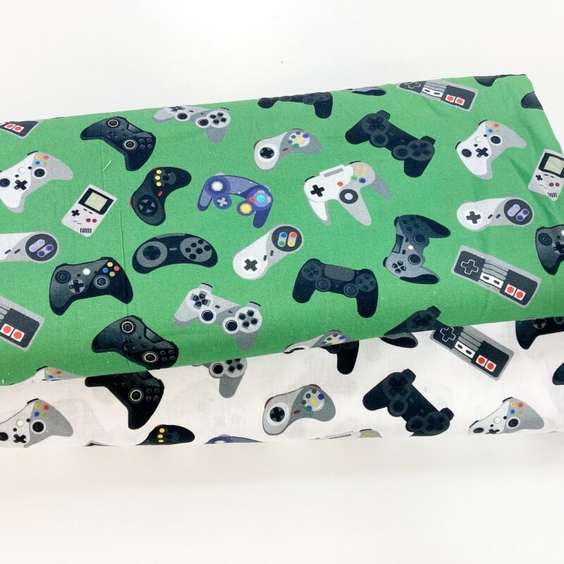 Video Gaming Cotton Fabric - The Cheap Shop Tiptree
