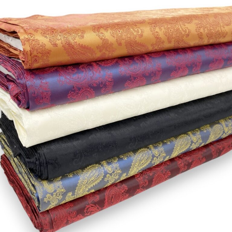 Purple Paisley Anti-Static Lining Fabric - The Cheap Shop Tiptree