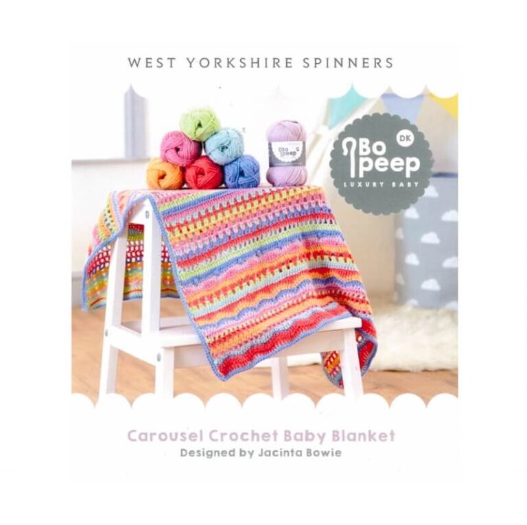 WYS Carousel Baby Blanket Pattern - The Cheap Shop Tiptree