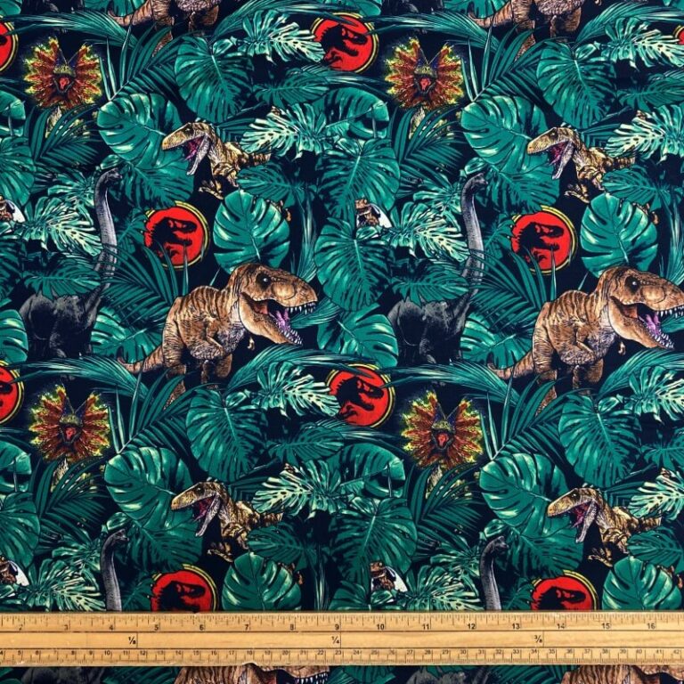 Jurassic Park Quilting Cotton - The Cheap Shop Tiptree