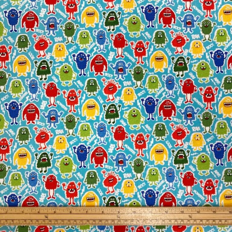 Monster Mash Quilting Cotton - The Cheap Shop Tiptree