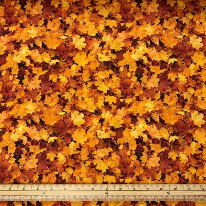 Leaf Litter Quilting Cotton Fabric - The Cheap Shop Tiptree