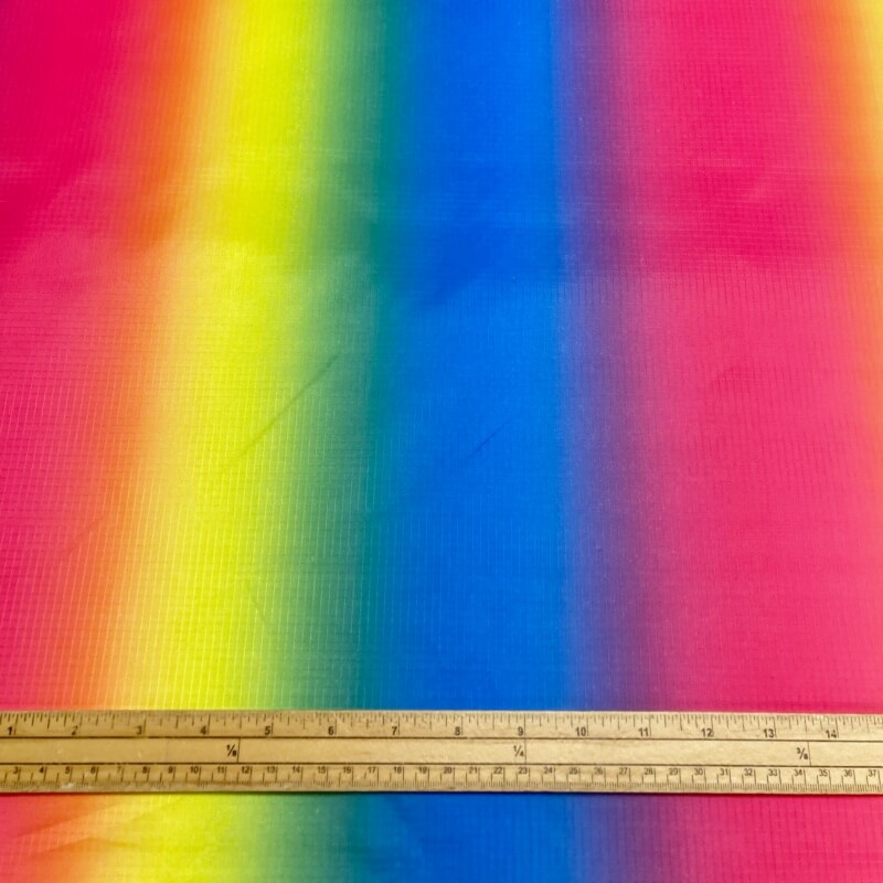 Rainbow Ripstop Waterproof Fabric The Cheap Shop Tiptree