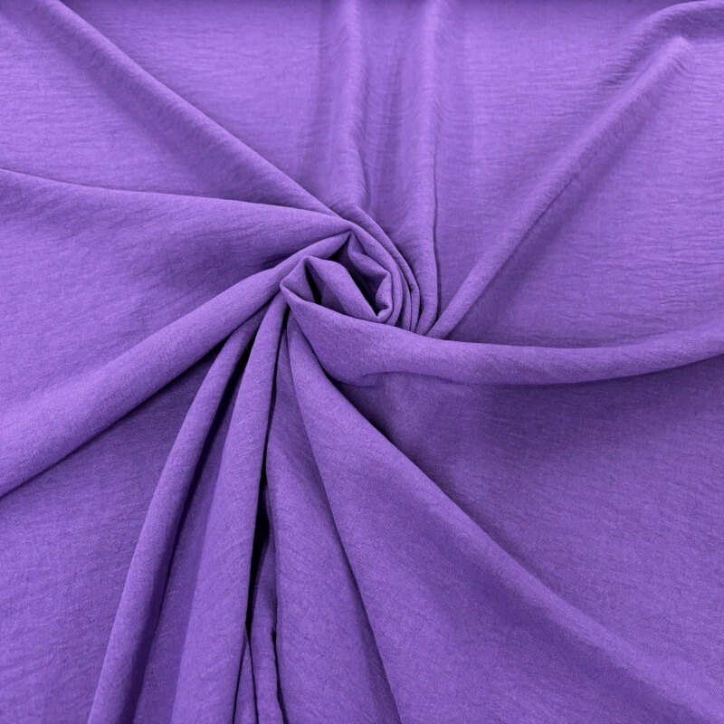 Purple Italian Stretch Crepe - The Cheap Shop Tiptree
