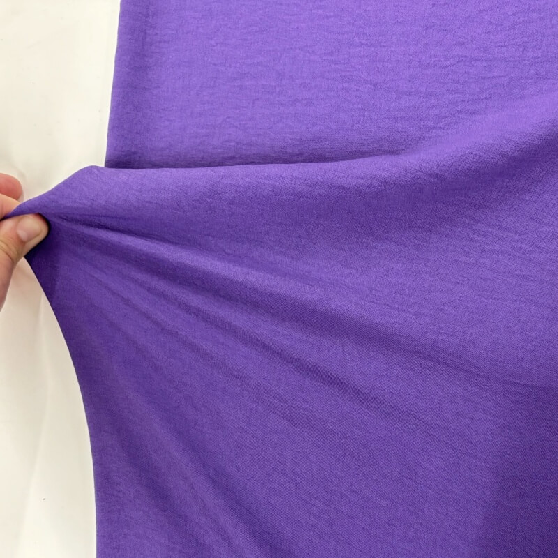 Purple Italian Stretch Crepe - The Cheap Shop Tiptree