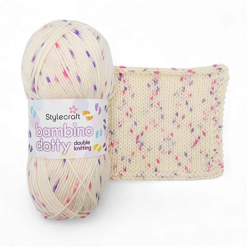 Stylecraft Bambino Dotty DK 100g - The Cheap Shop Tiptree