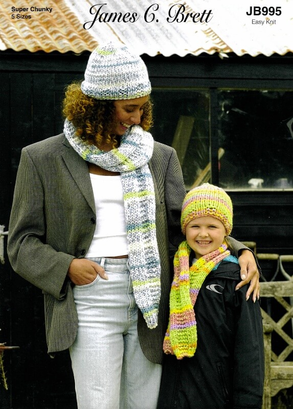 James C Brett Accessories Pattern JB995 - The Cheap Shop Tiptree