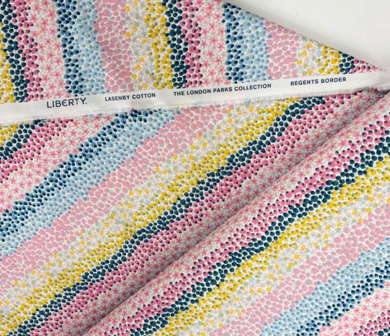 Liberty Regents Borders Stripe Lasenby Cotton - The Cheap Shop Tiptree
